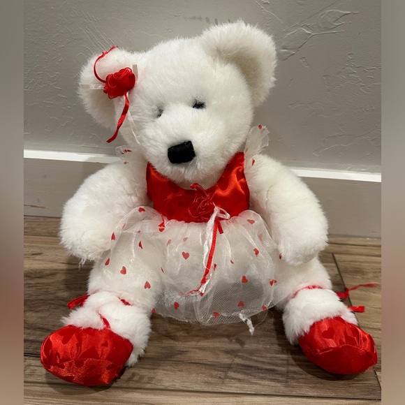 Source Unknown | Toys | Vintage Ballerina Teddy Bear Plush 3 Tulle ...